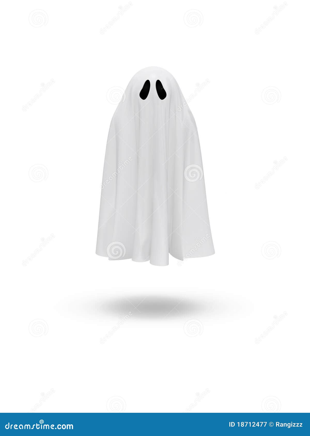 Netter lustiger Geist stock abbildung. Illustration von freundlich ...