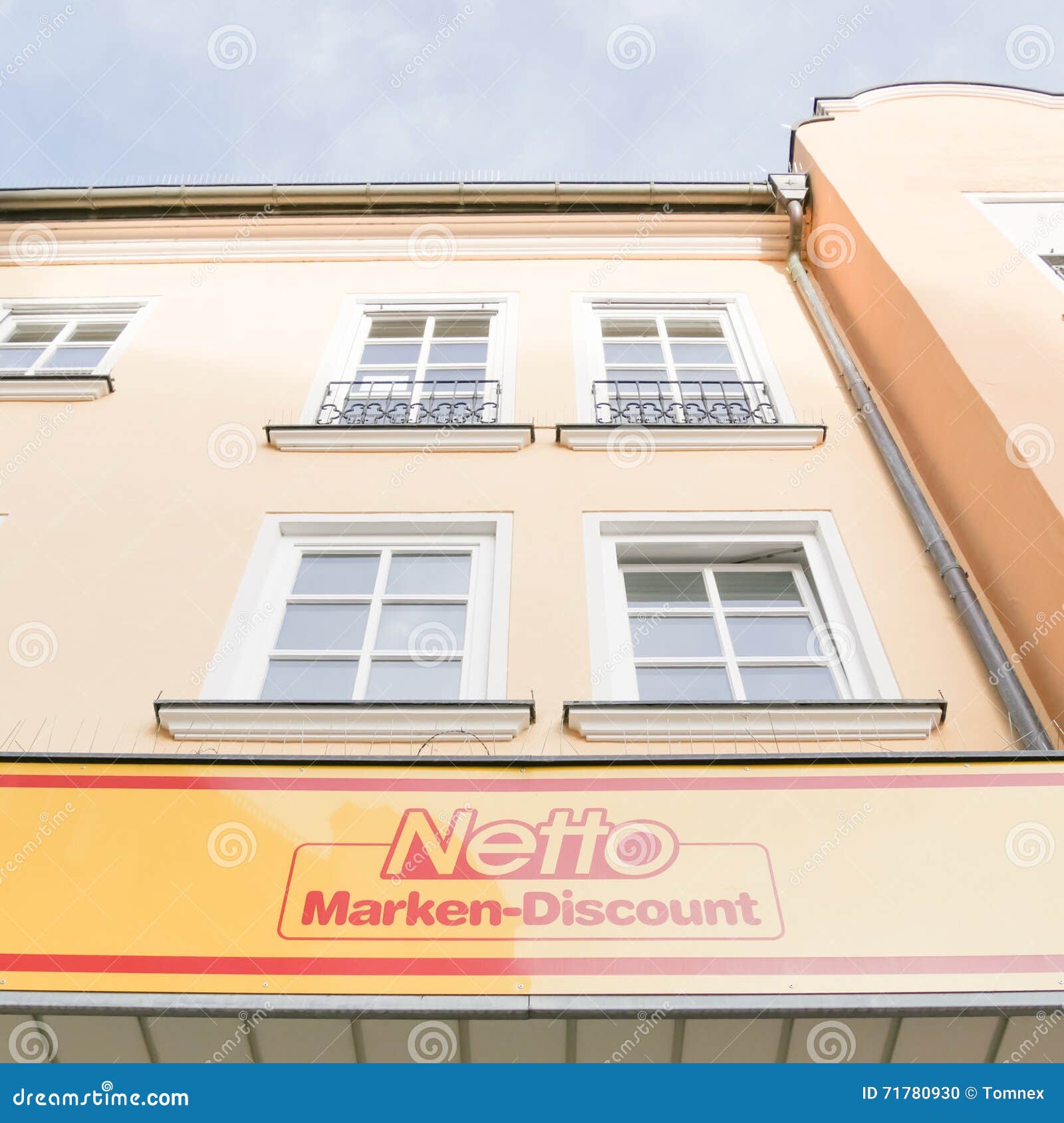 Netto editorial image. Image of store, sign, netto, discounter - 71780930