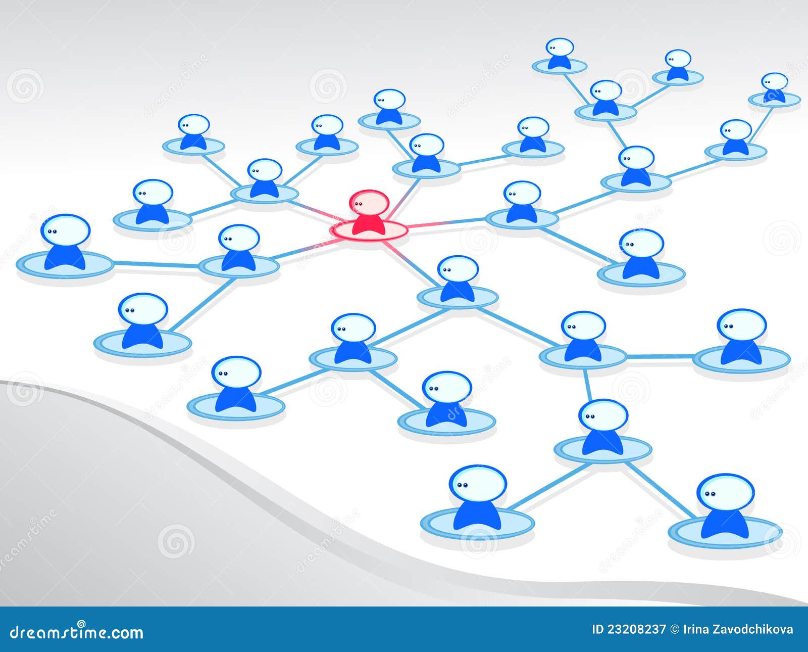 Netwerk mensen vector illustratie. Illustration of mededeling - 23208237
