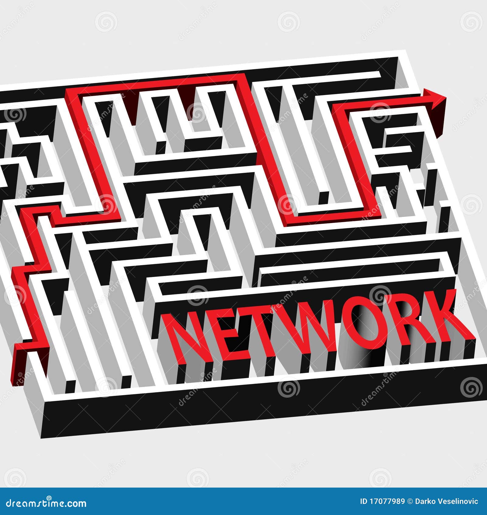 Network stock vector. Illustration of ideas, outline - 17077989