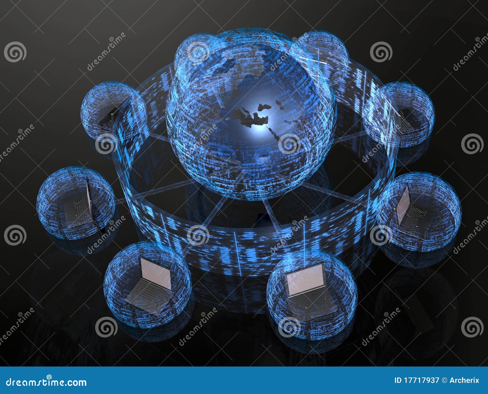 Network stock illustration. Illustration of internet - 17717937