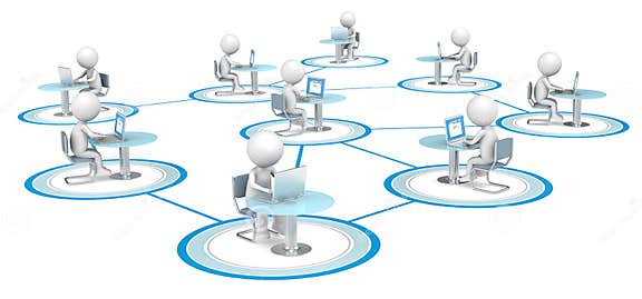 Network. stock illustration. Illustration of networking - 27463175