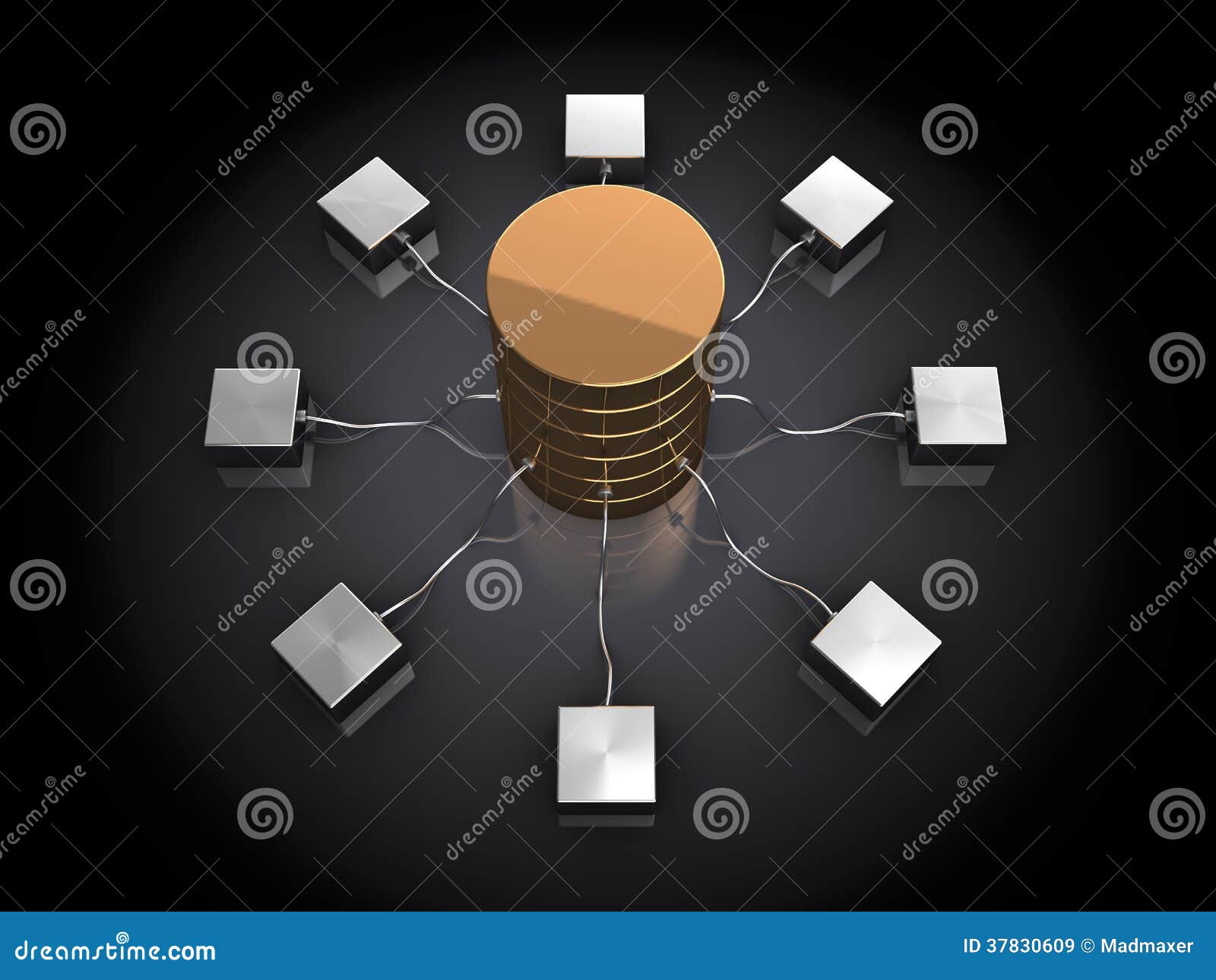 Network stock illustration. Illustration of information - 37830609