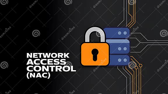 Network Access Control (NAC) Stock Illustration - Illustration of encryption, vlan: 348303135