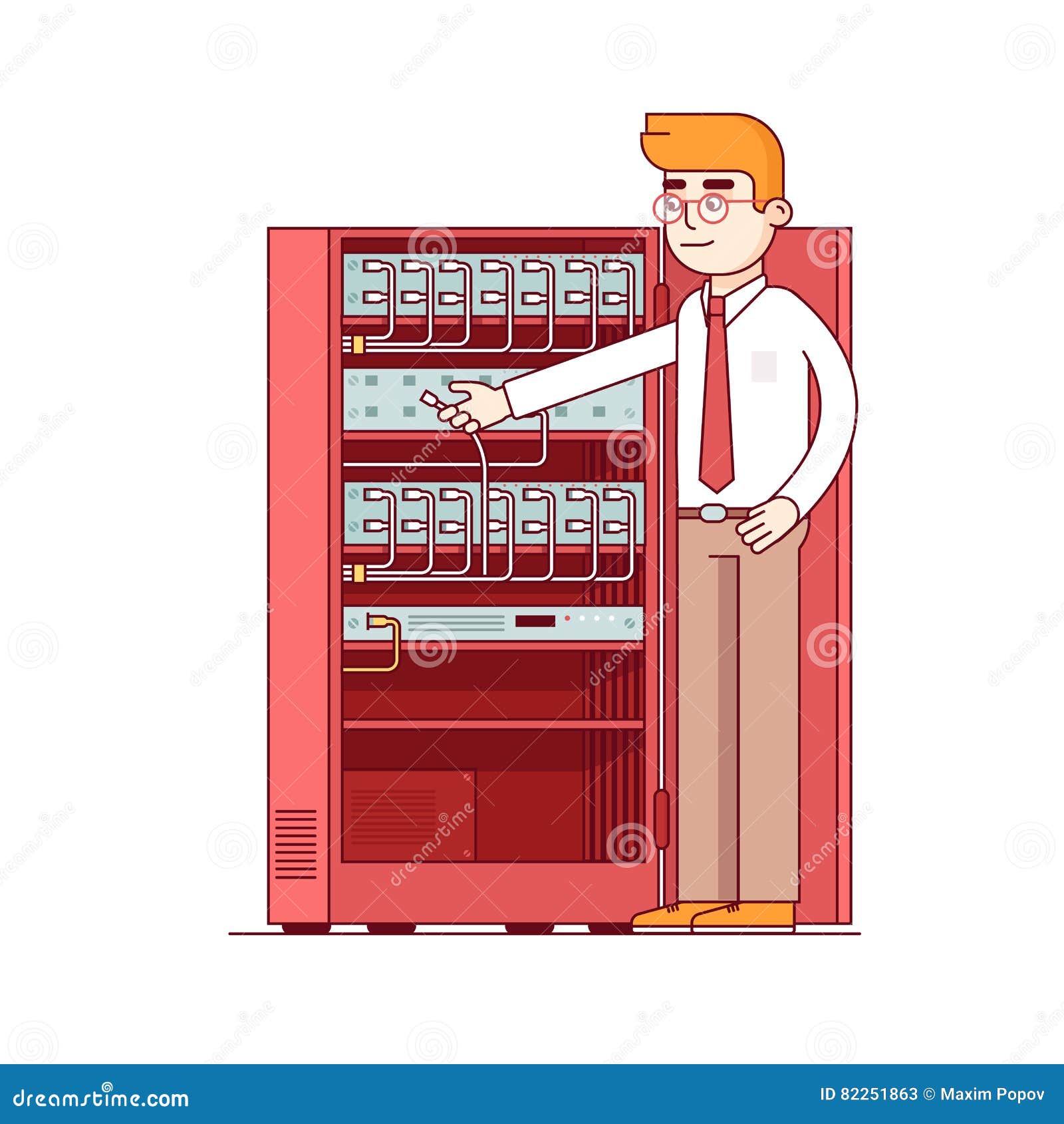 Admin Royalty-Free Cartoon | CartoonDealer.com #10802918