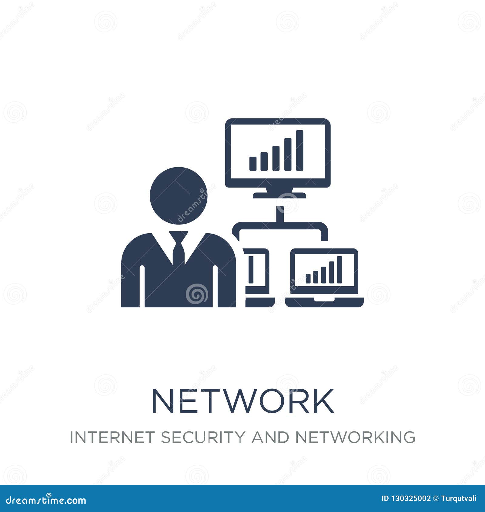 Network Adminstrator Line Icon. Server Administrator Vector ...