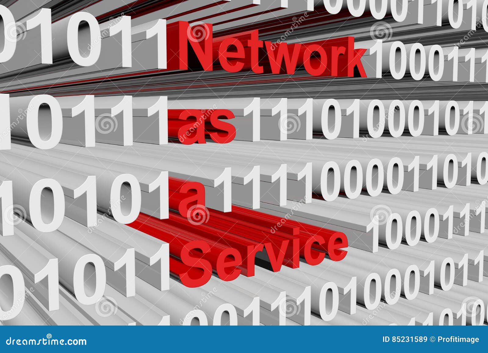 Network as a service stock illustration. Illustration of render - 85231589