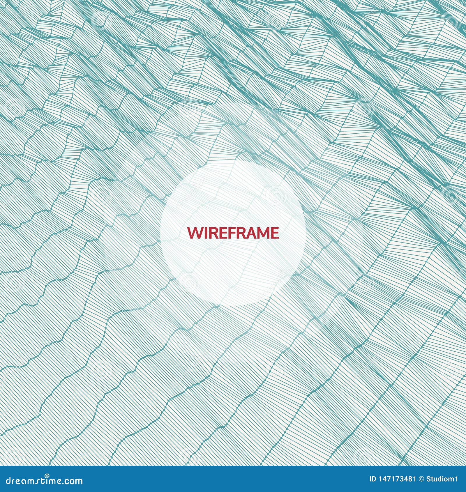 Network Background. Connection Structure. Wireframe Polygonal Vector ...