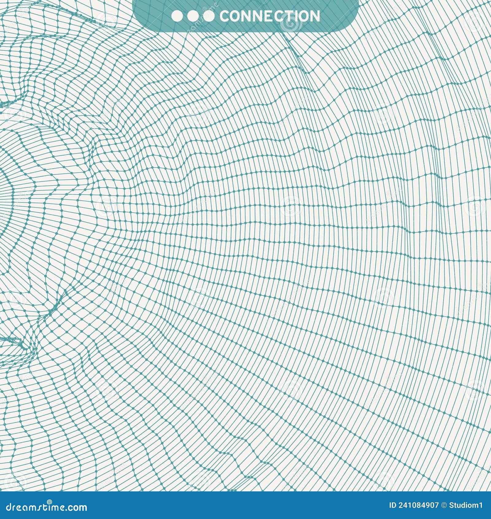 Network Background. Connection Structure. Wireframe Polygonal Vector ...