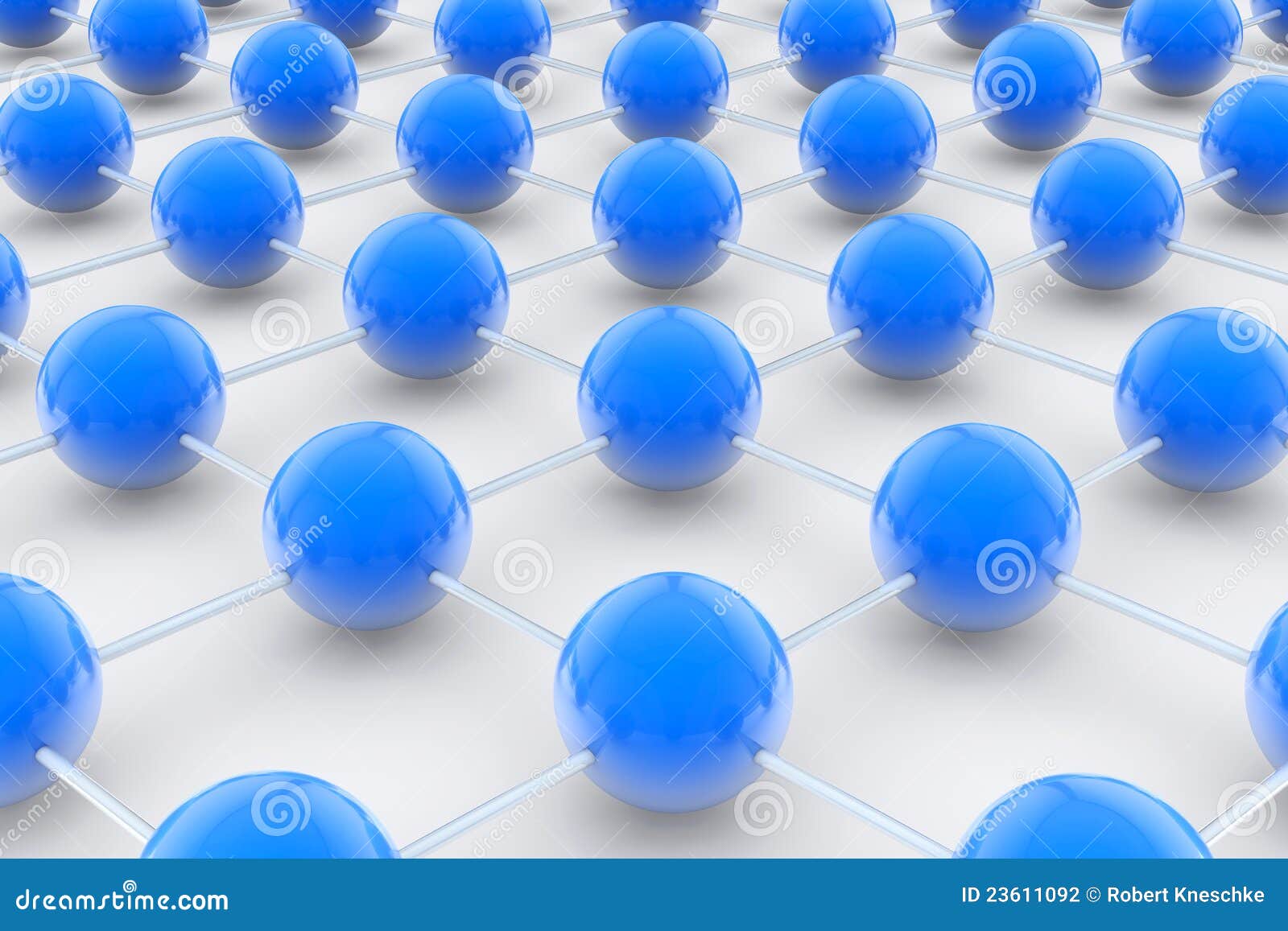 Network with balls stock illustration. Illustration of cooperation ...