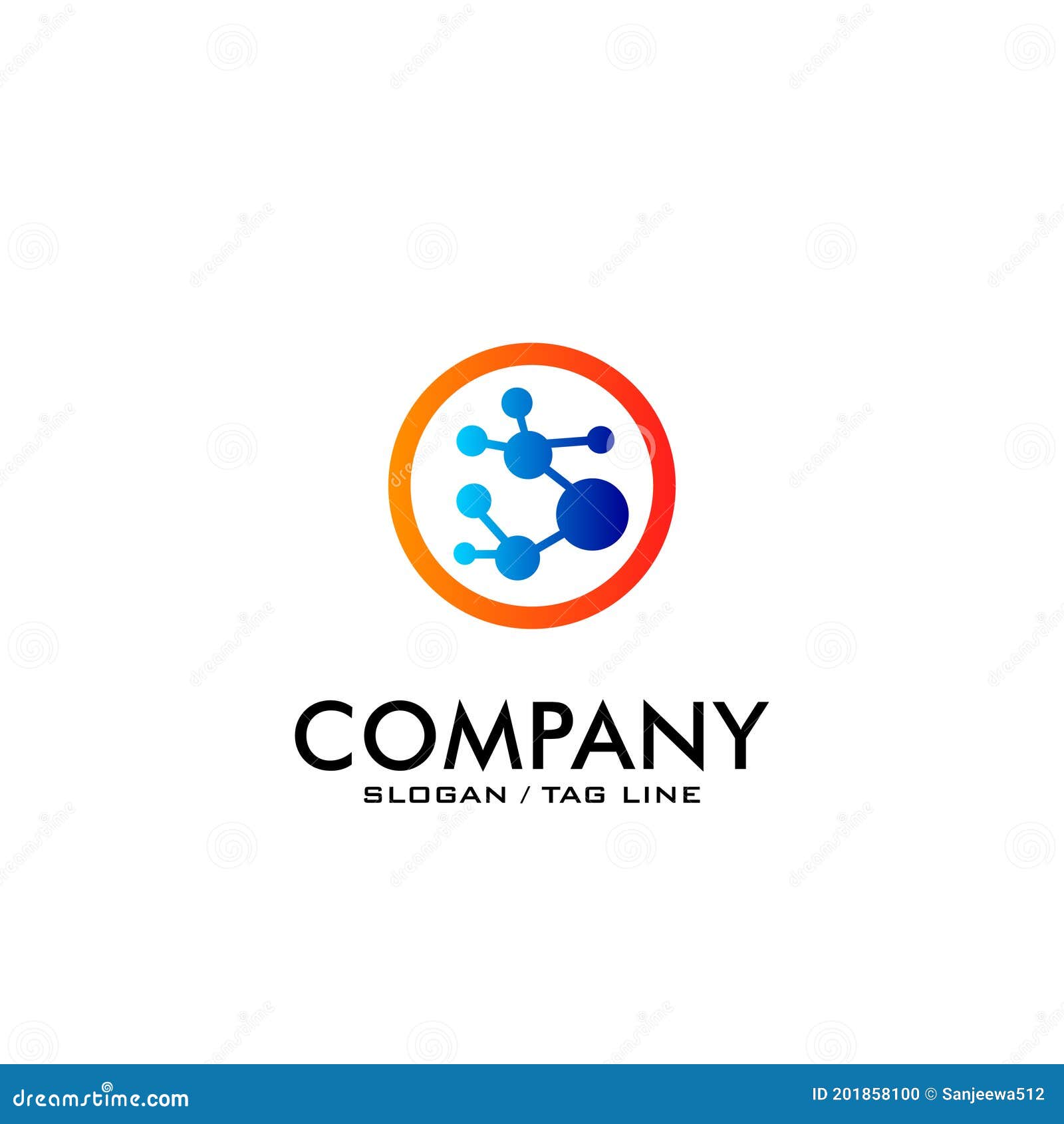 Network, Bio, Science, Medical Logo Vector Design Stock Vector ...