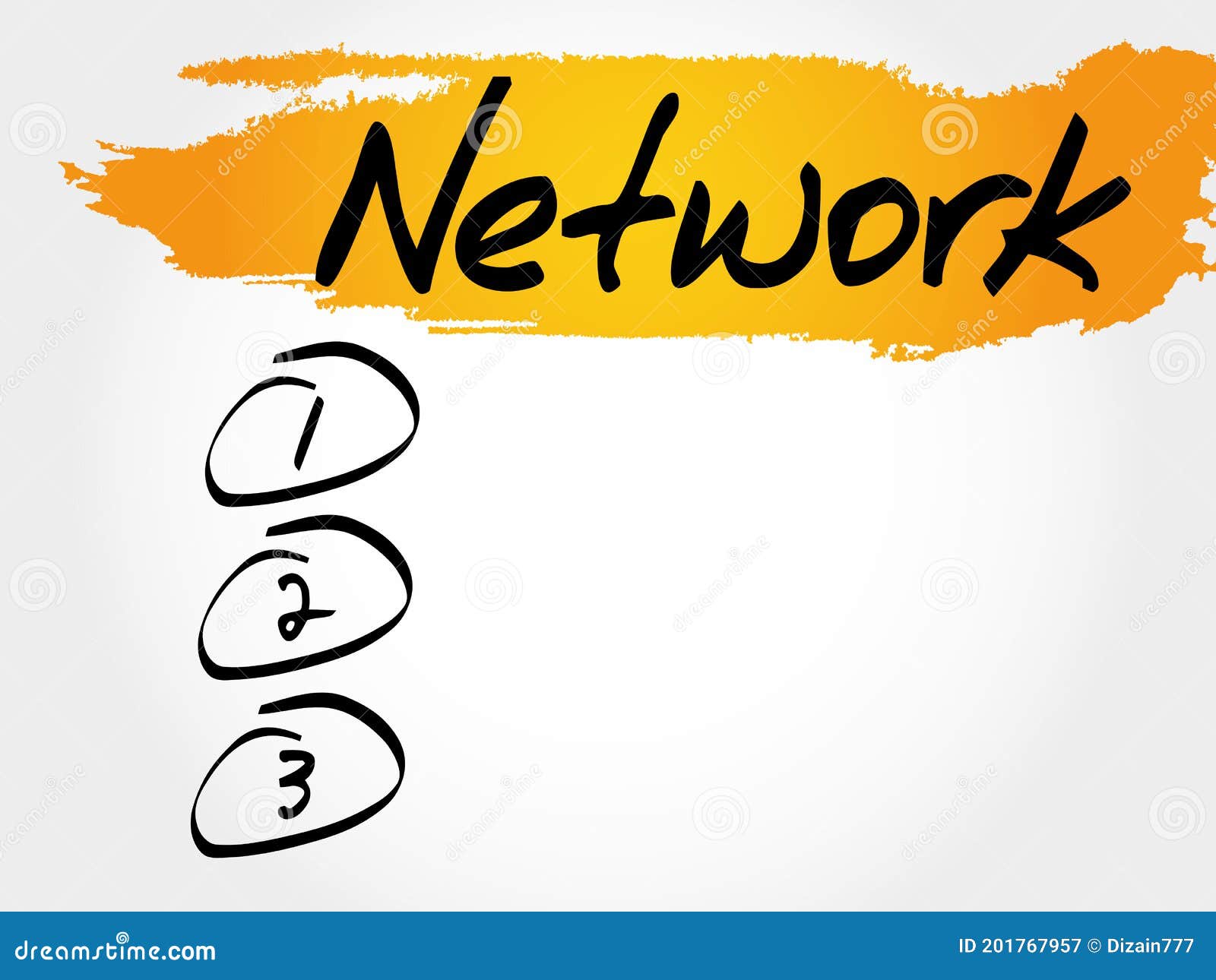 NETWORK blank list stock illustration. Illustration of internet - 201767957