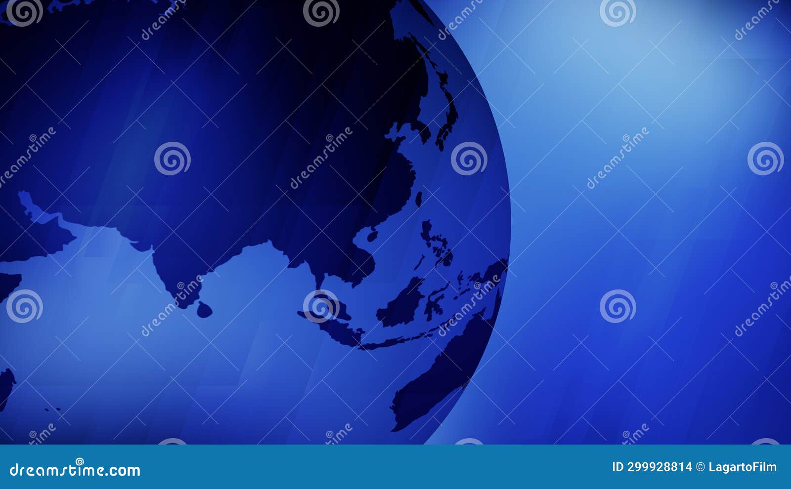 Network of Blue Rectangles Global Template for Headline News and ...