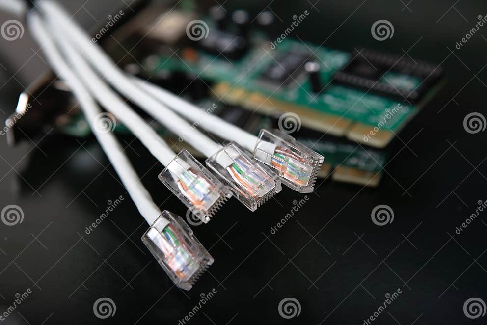 Network Cable stock image. Image of networking, business - 1415175
