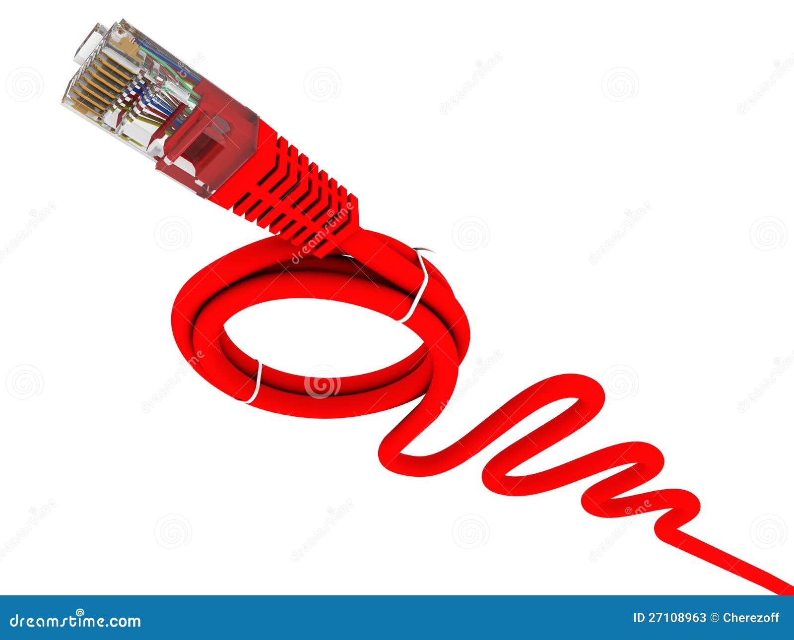 The network cable stock illustration. Illustration of cable - 27108963