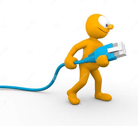 Network cable stock illustration. Illustration of ethernet - 27487517