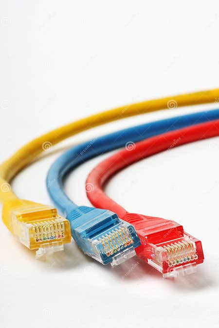 Network cable stock image. Image of isdn, blue, technology - 5160431
