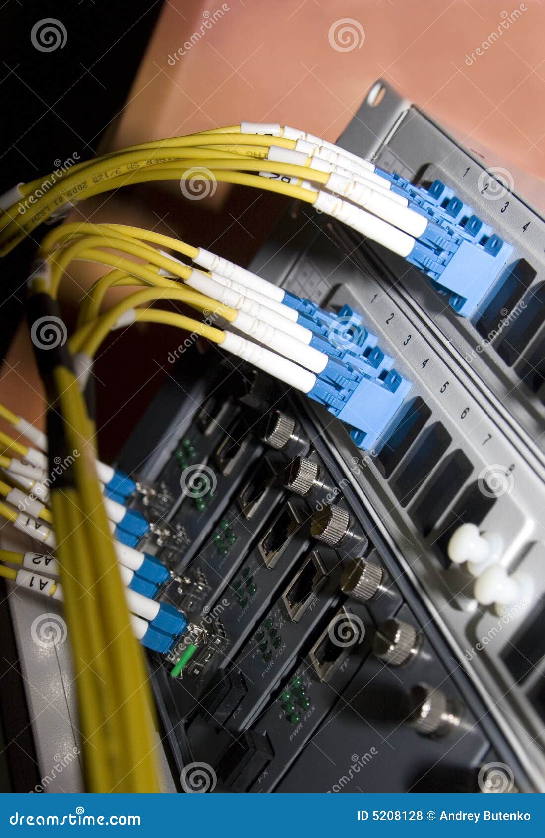 Network cable stock photo. Image of communication, industry - 5208128