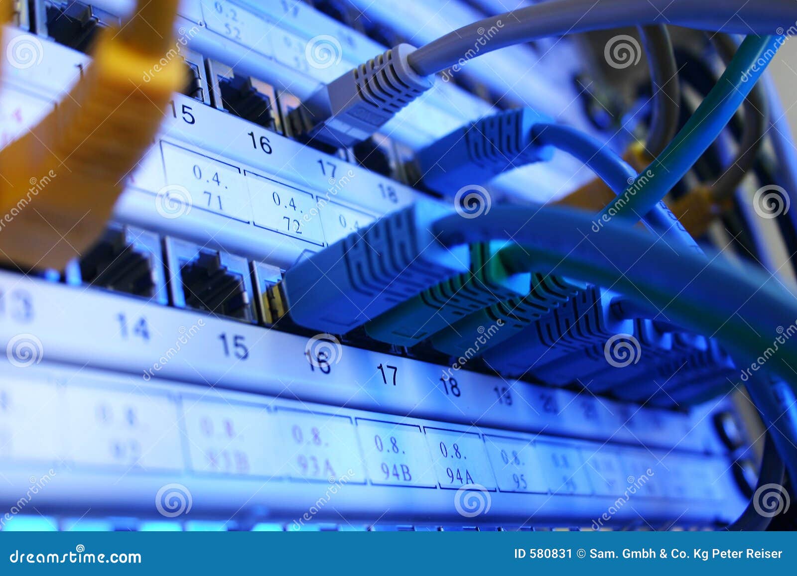 Network cable stock image. Image of connectivity, technology - 580831