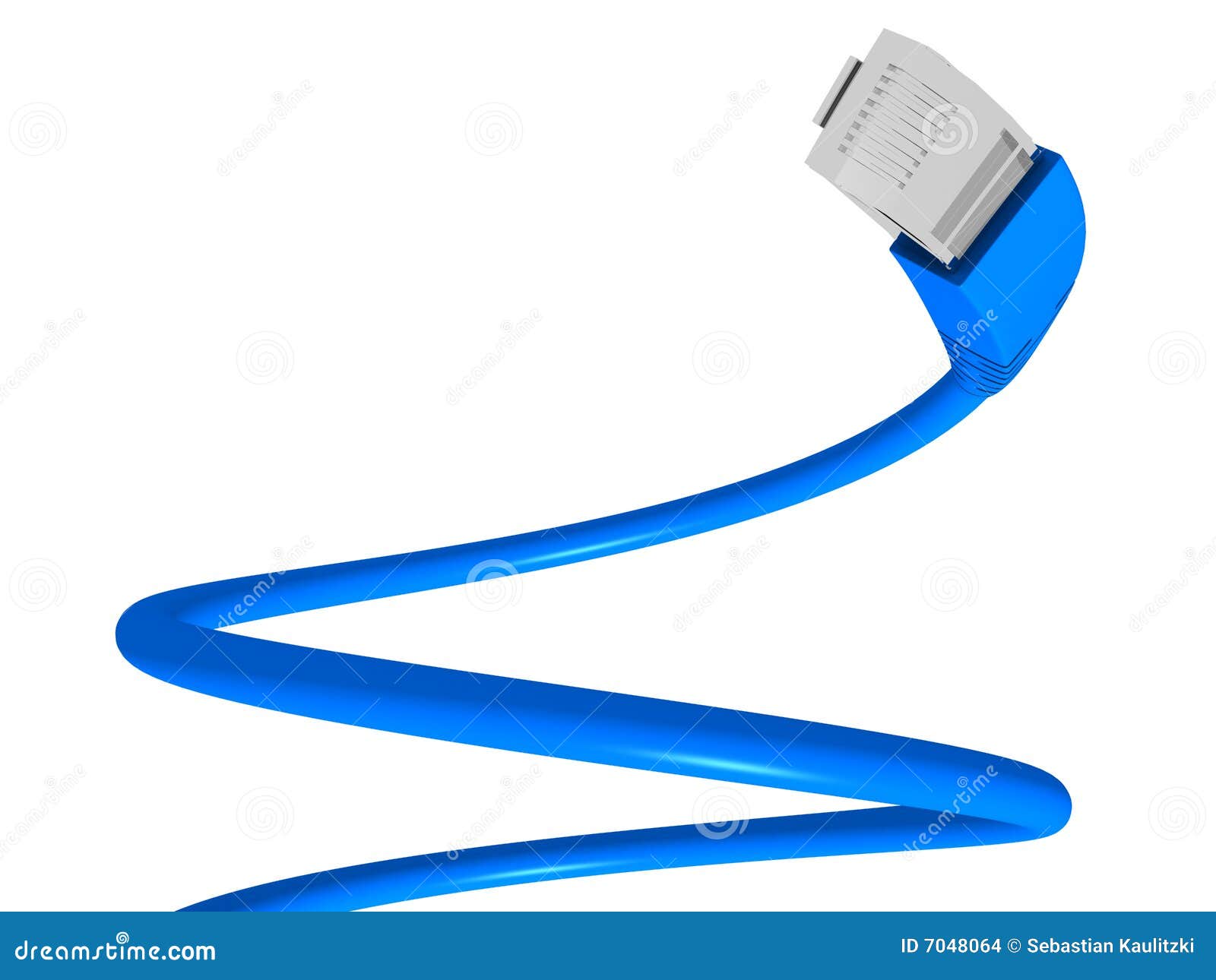 Network cable stock illustration. Illustration of cat5 - 7048064