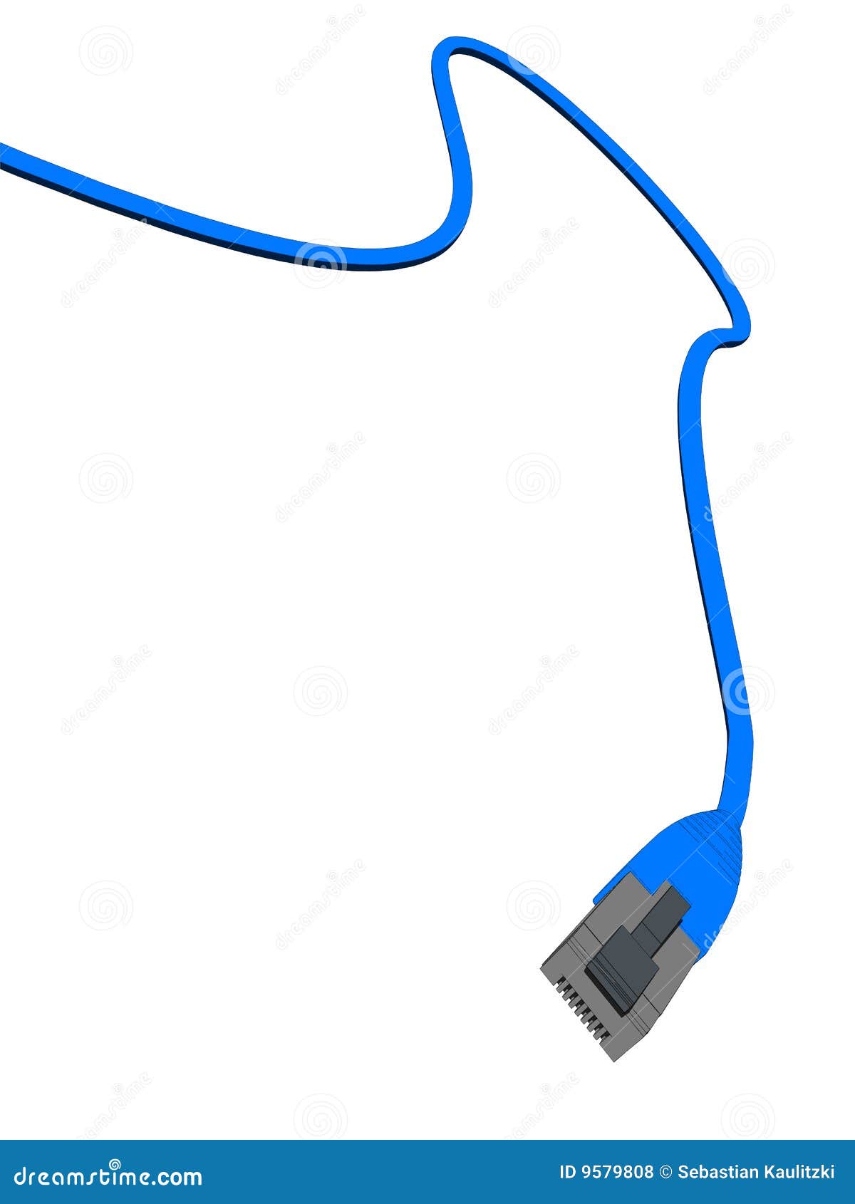 Network cable stock vector. Illustration of wires, technology - 9579808