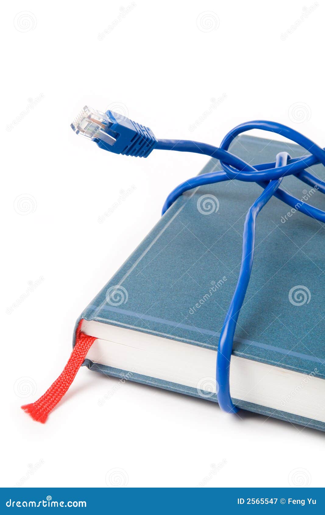 Network cable and book stock image. Image of ebook, research - 2565547