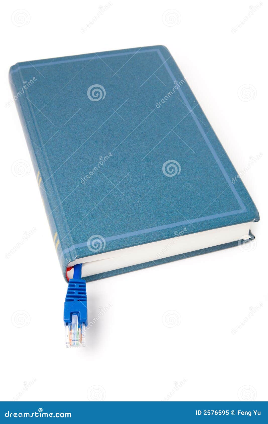 Network cable and book stock image. Image of isolated - 2576595