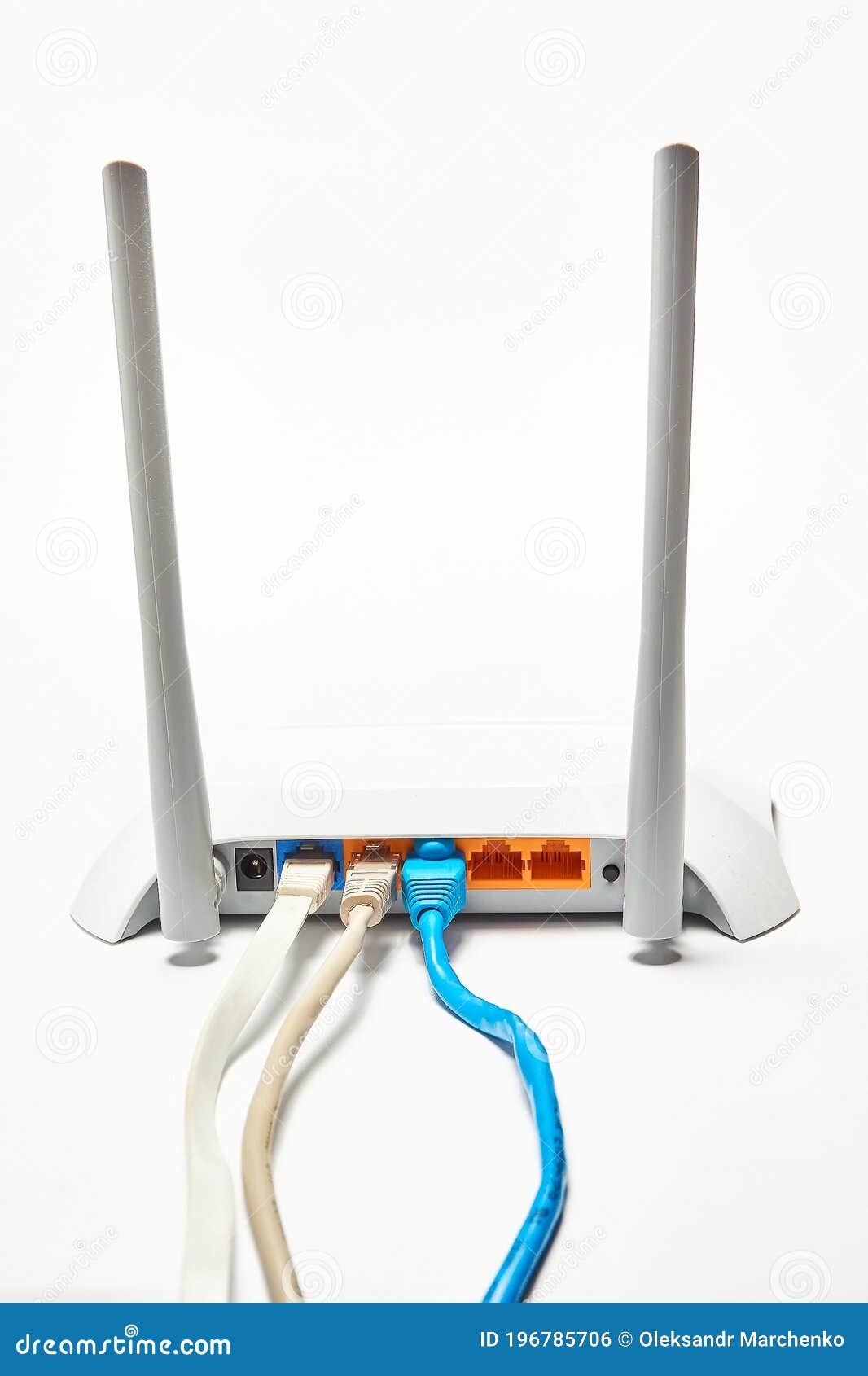 Network Cable Connects To Wireless Router, Router, Internet, Global ...