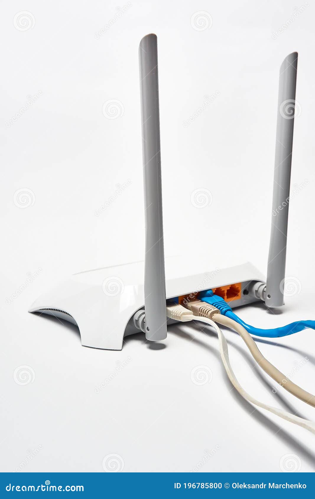 Network Cable Connects To Wireless Router, Router, Internet, Global ...