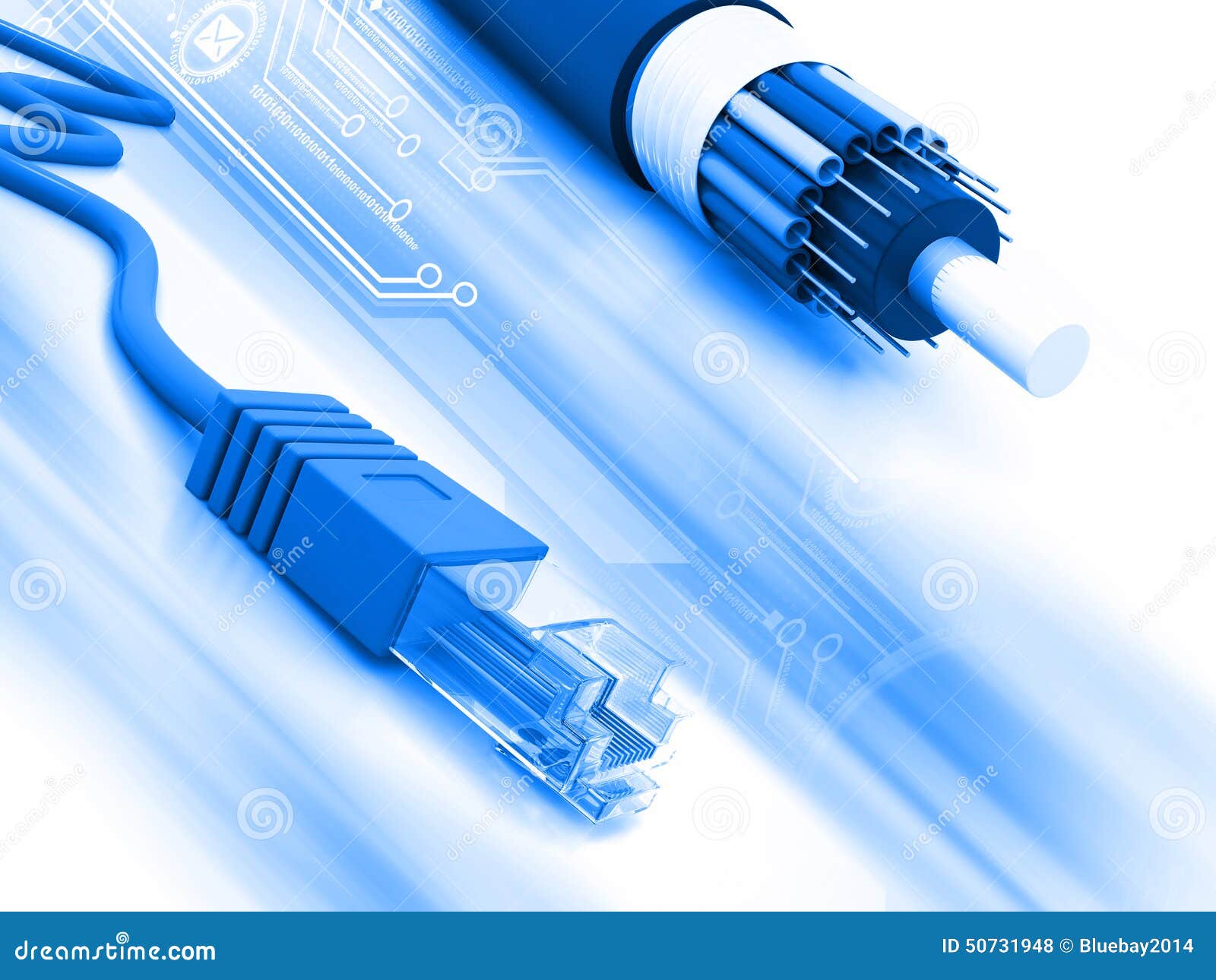 Network cable stock illustration. Illustration of high - 50731948