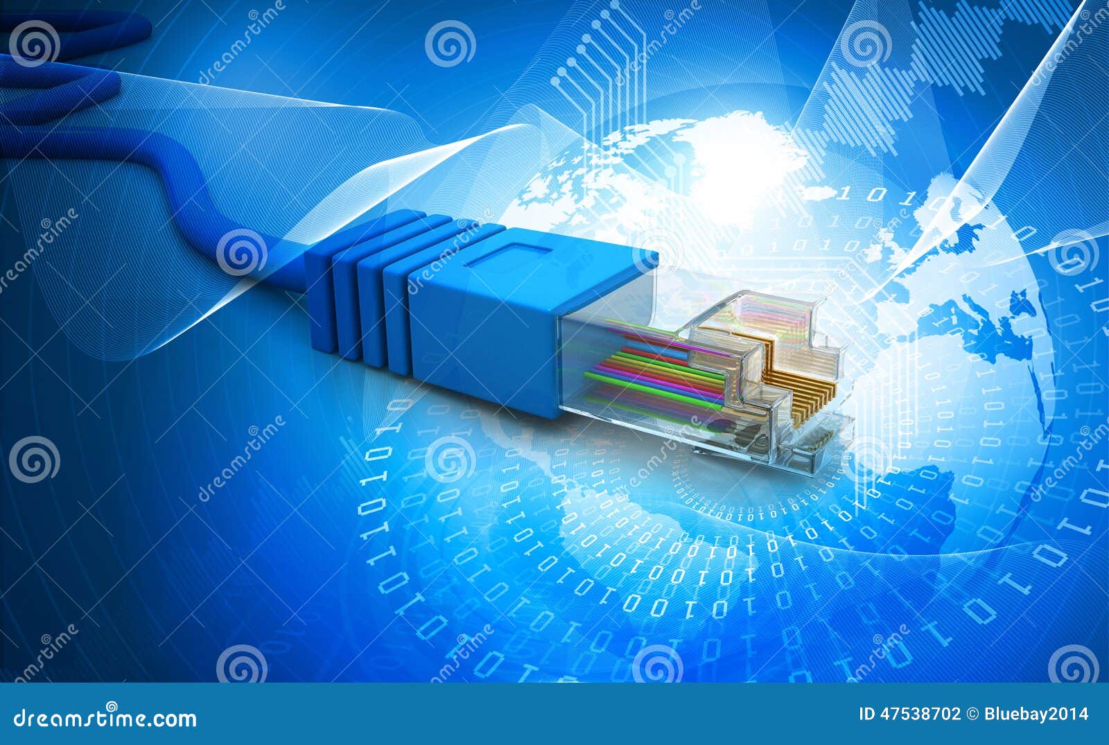 Network cable stock photo. Image of business, line, cyberspace - 47538702