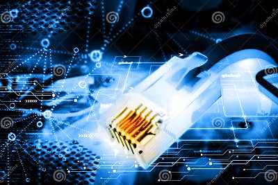 Network cable stock photo. Image of future, optic, connect - 53740182