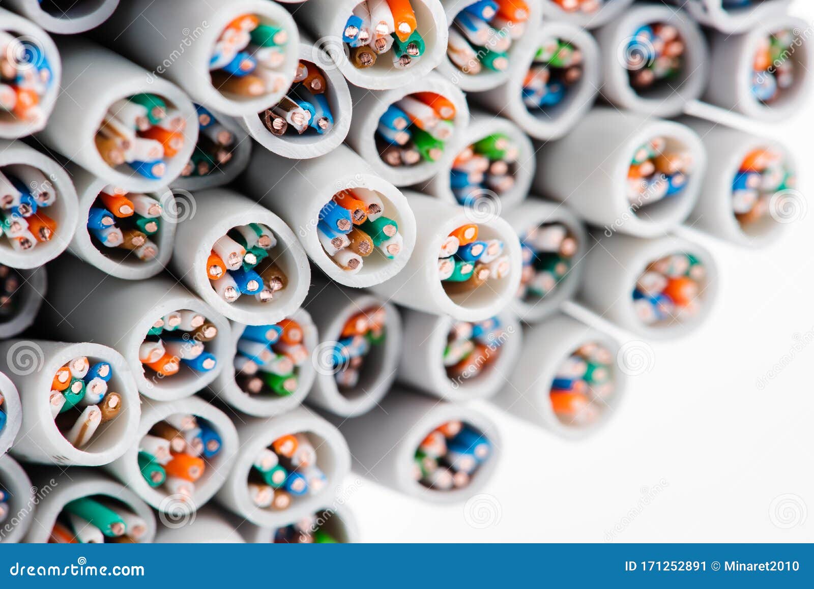 Cable Electrical On Outdoor Wall .lectrical Boxes And Lots Of ...