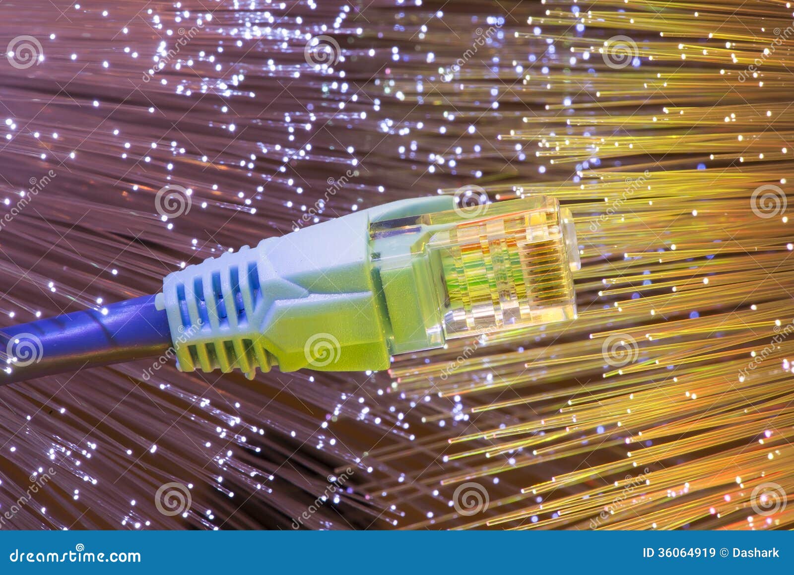Network Cable with High Tech Technology Background Stock Image - Image ...
