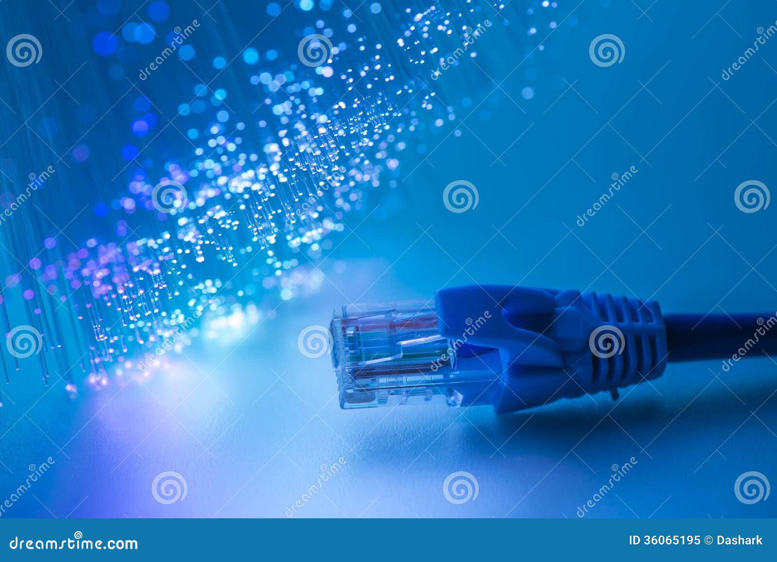 Network Cable with High Tech Technology Background Stock Image - Image ...