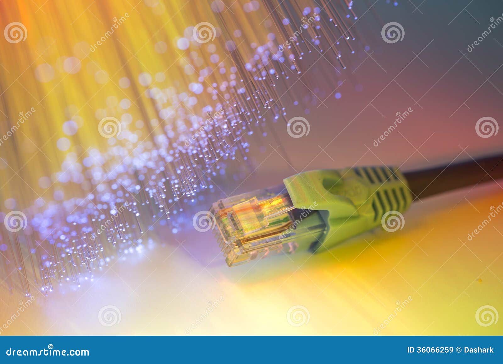 Network Cable with High Tech Technology Background Stock Image - Image ...
