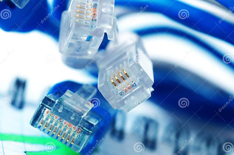 Network cables stock image. Image of switch, metaphor - 2162305