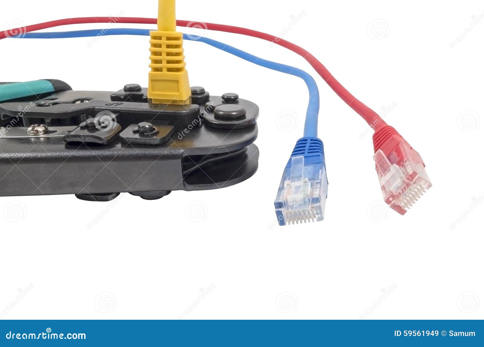 Network Cables Connected To Router Stock Image - Image of ethernet ...
