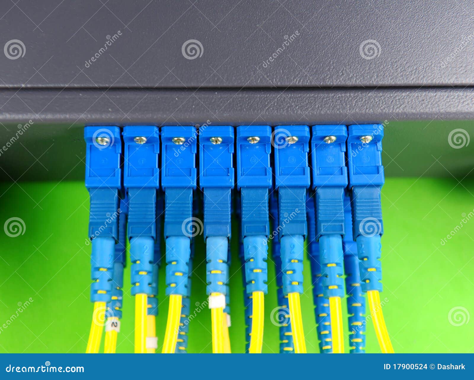 Network cables and hub stock photo. Image of consume - 17900524