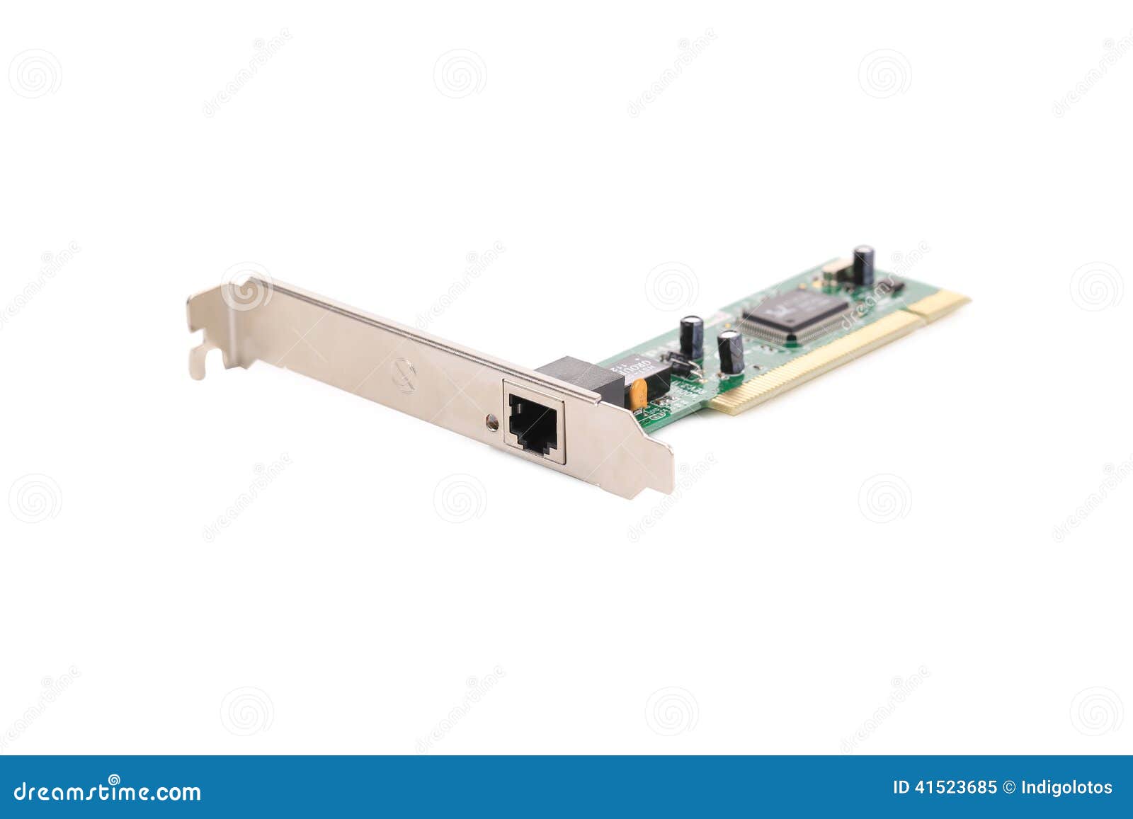 Network Card close up. stock image. Image of network - 41523685