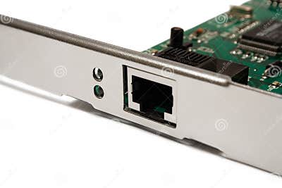 Network Card (Close View) stock photo. Image of product - 581808