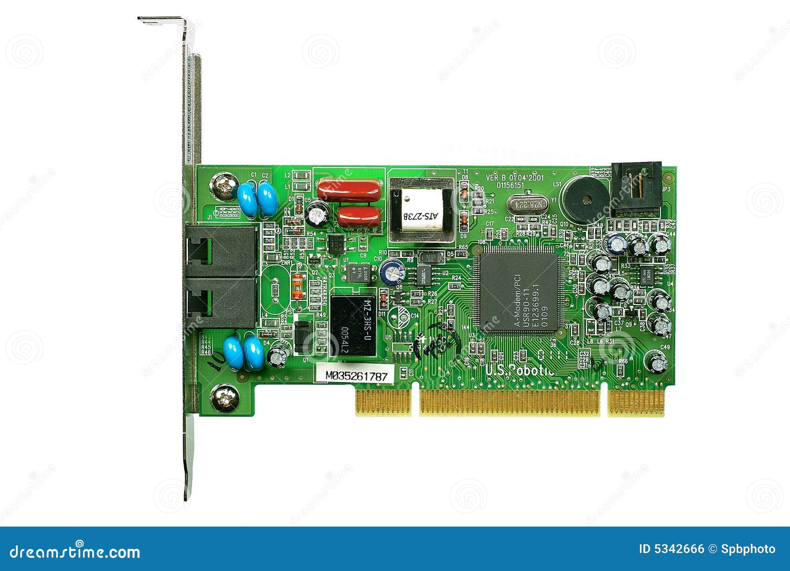 Network Card Isolated on White Stock Photo - Image of connectivity ...