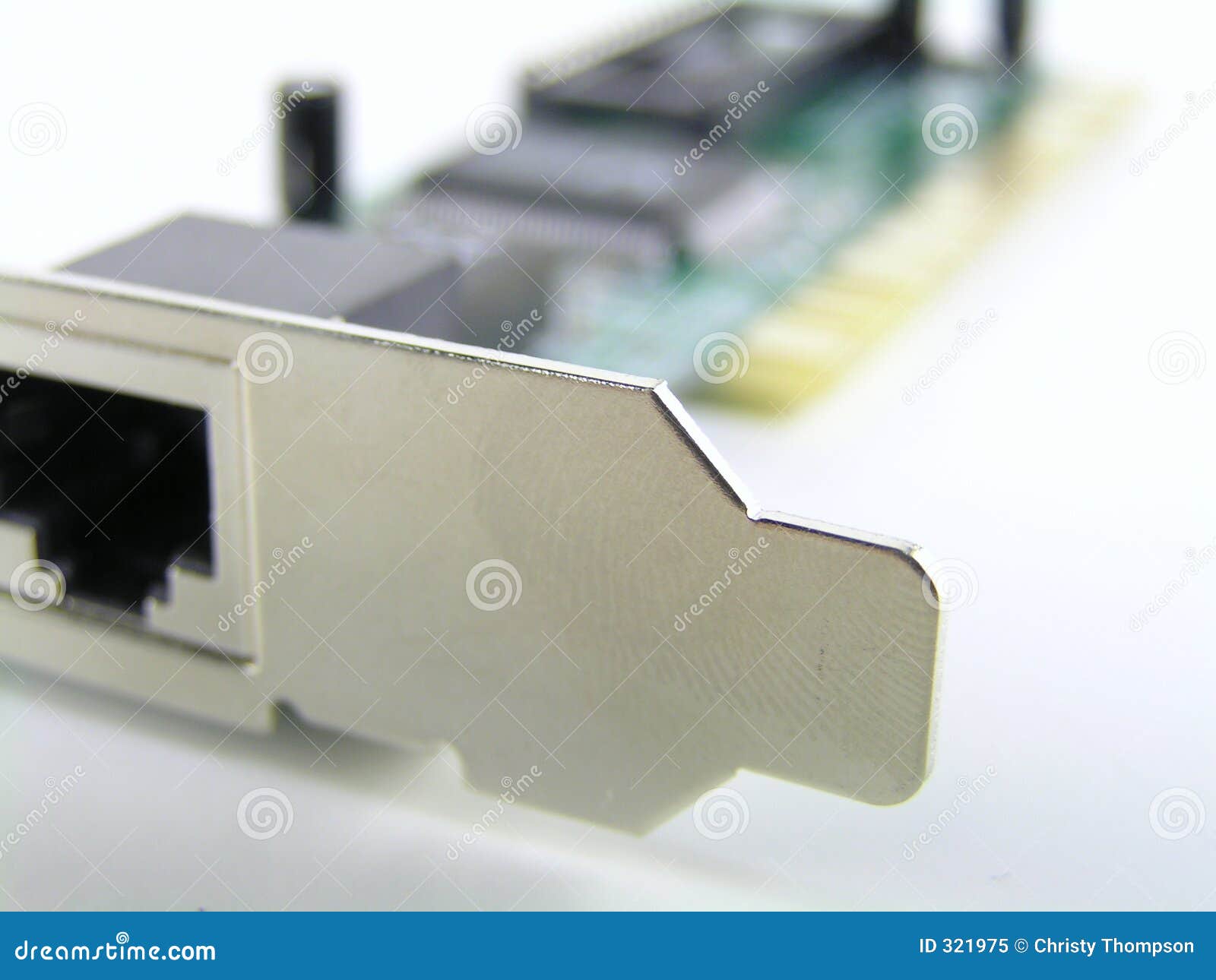 Network card on white stock image. Image of nikon, digital - 321975