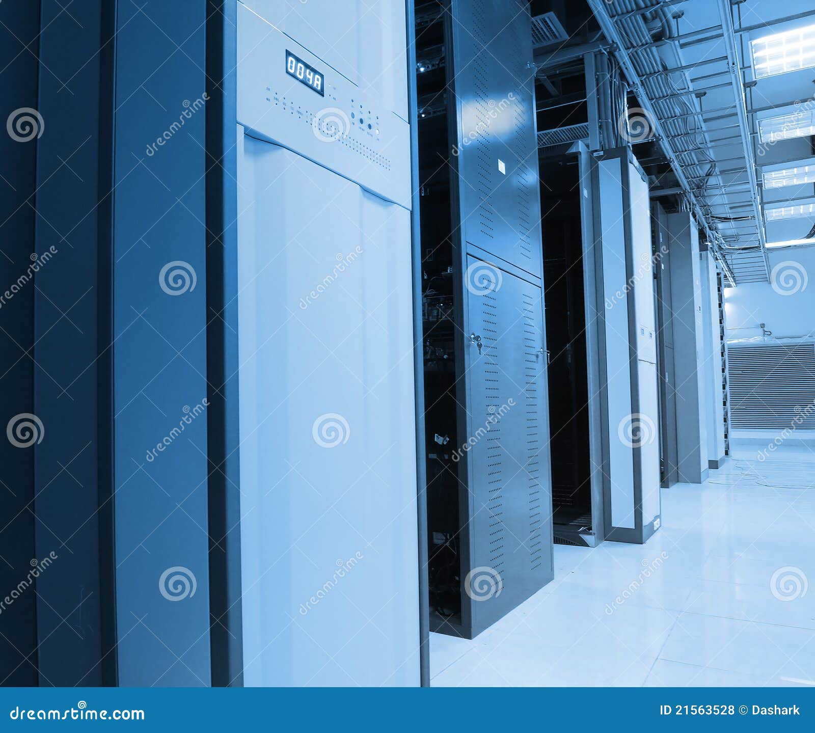 Network center stock photo. Image of equipment, data - 21563528