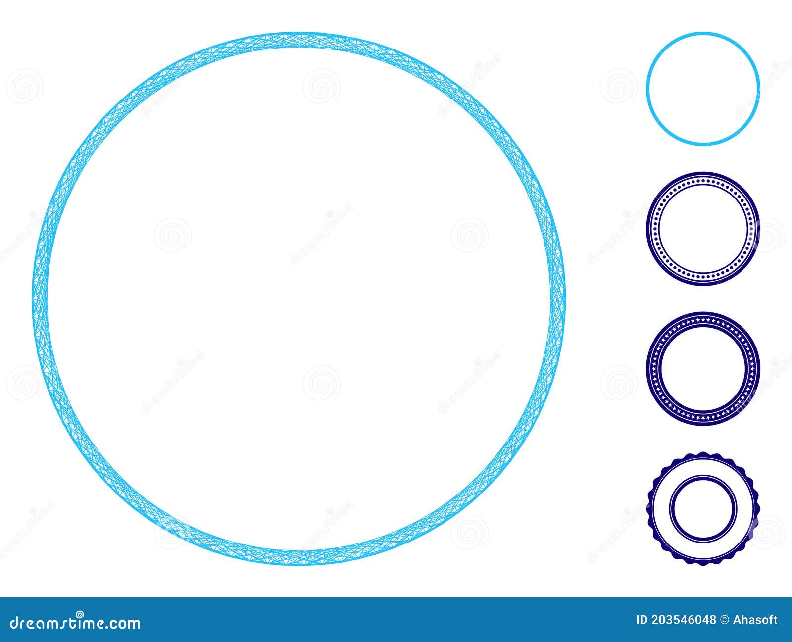 Network Circle Frame Vector Mesh Stock Illustration - Illustration of ...