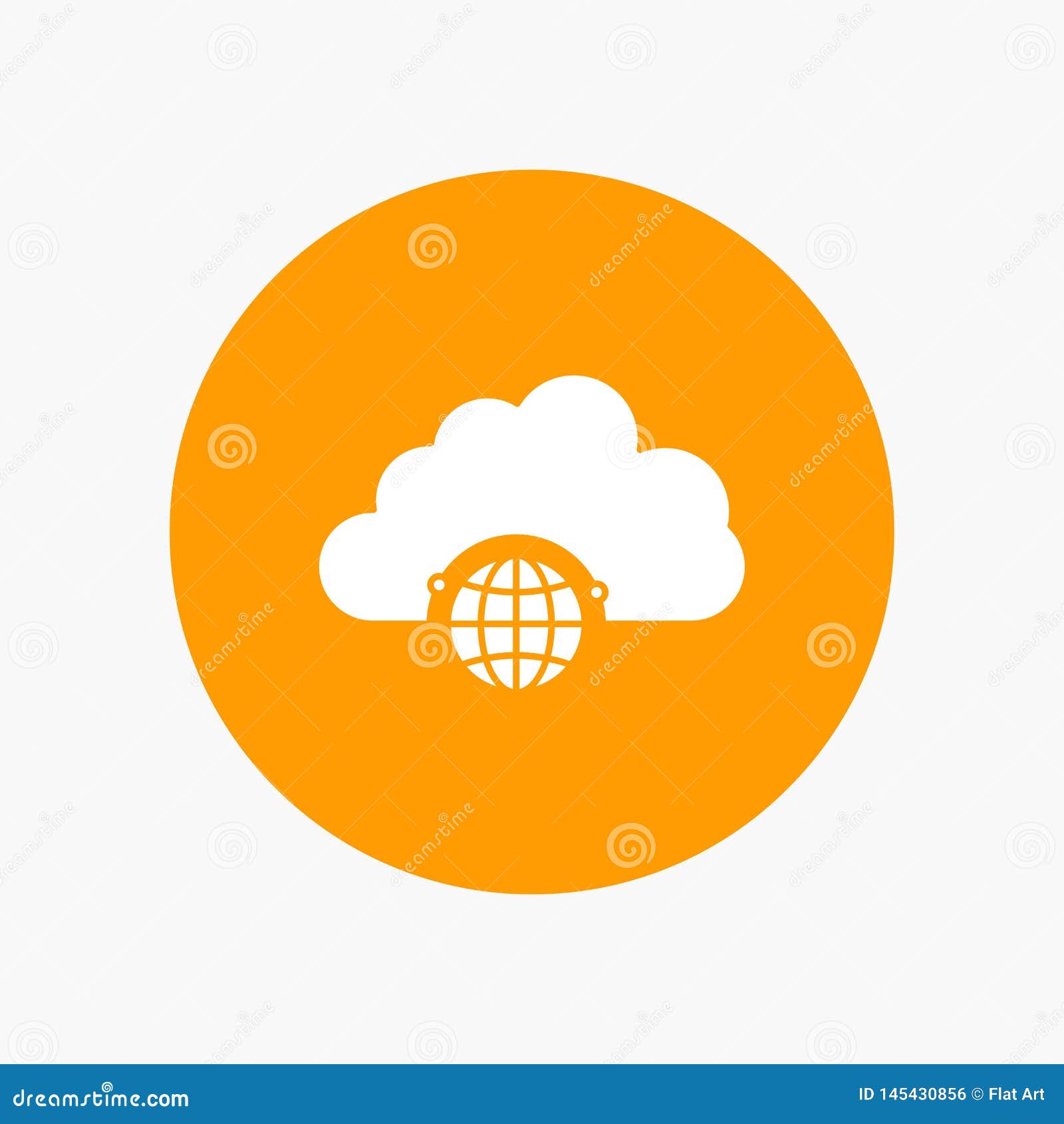 Network, City, Globe, Hub, Infrastructure White Glyph Icon in Circle ...