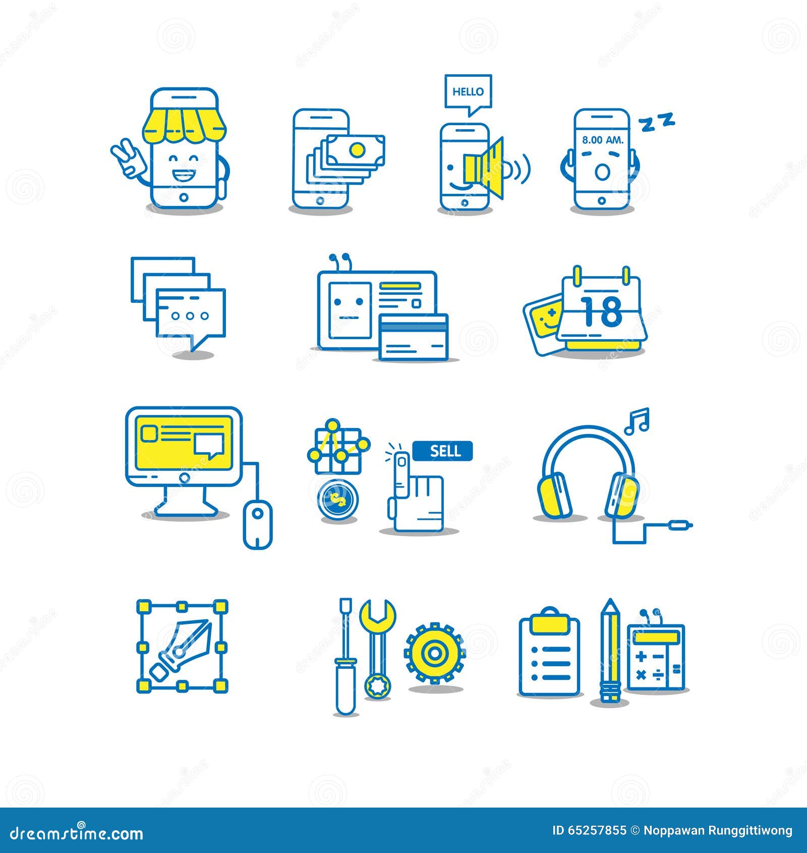 Network City on Line Shopping Liner Stock Vector - Illustration of ...