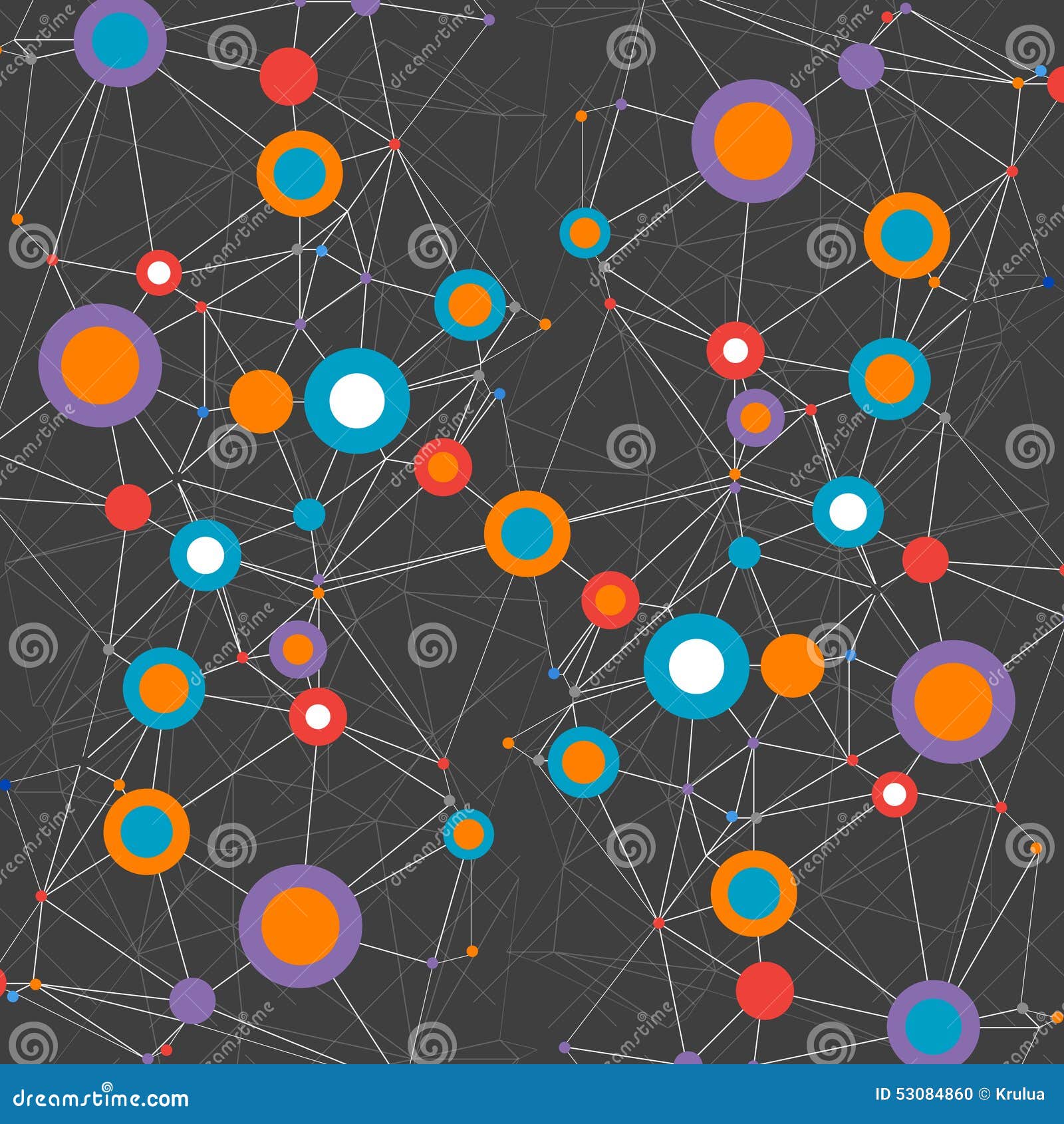 Network Color Technology Communication Background. Stock Vector ...