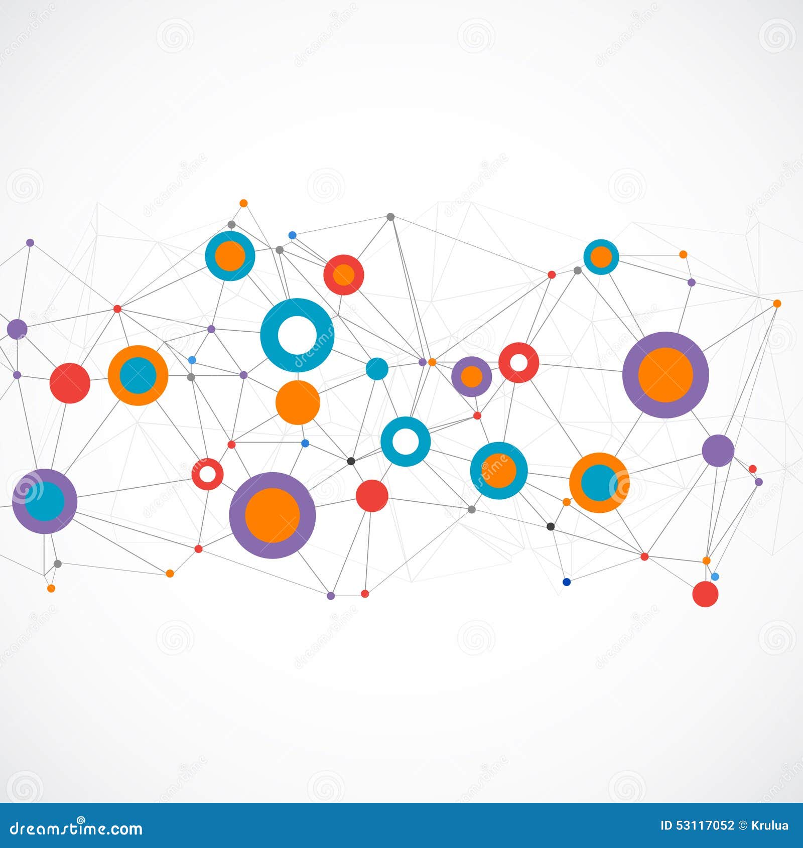 Network Color Technology Communication Background. Stock Vector ...