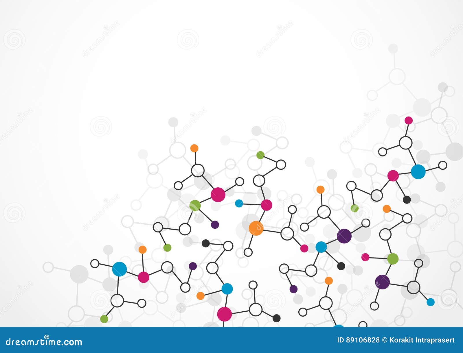 Network Color Technology Communication Background Stock Vector ...